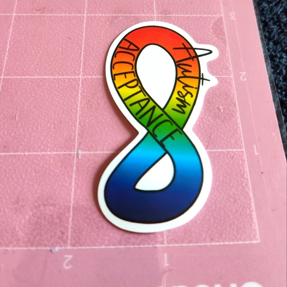 Accessories | Autism Acceptance Infinity Sticker | Poshmark